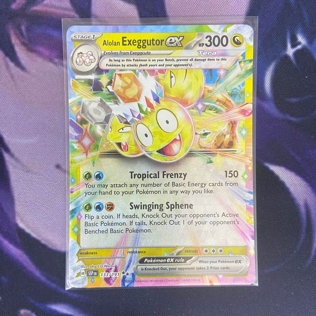 Pokemon (EN) alolan exeggutor ex - SSP 133/191 - Ultra Rare | Shopee ...