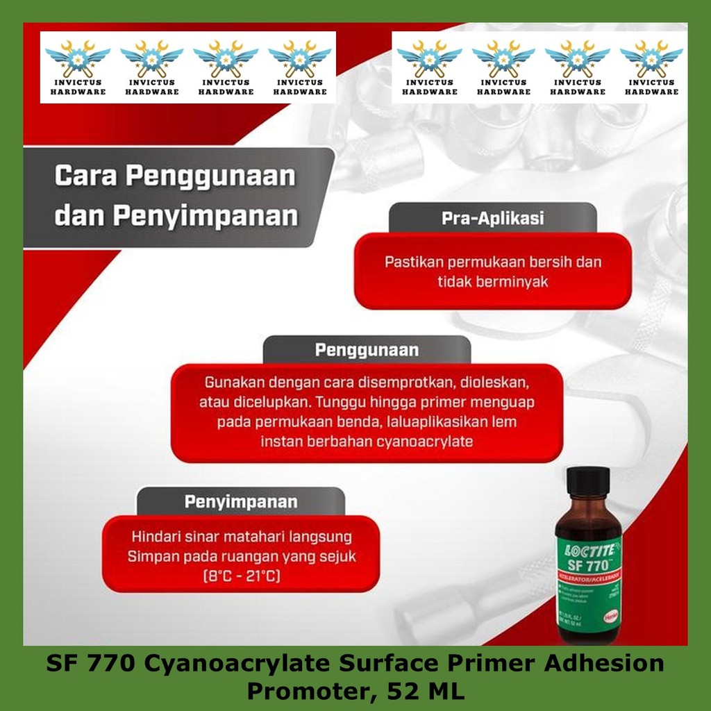 FULL SERIES PRIMER Loctite sf770 52ml glass bottle thermoplastic rubber ...