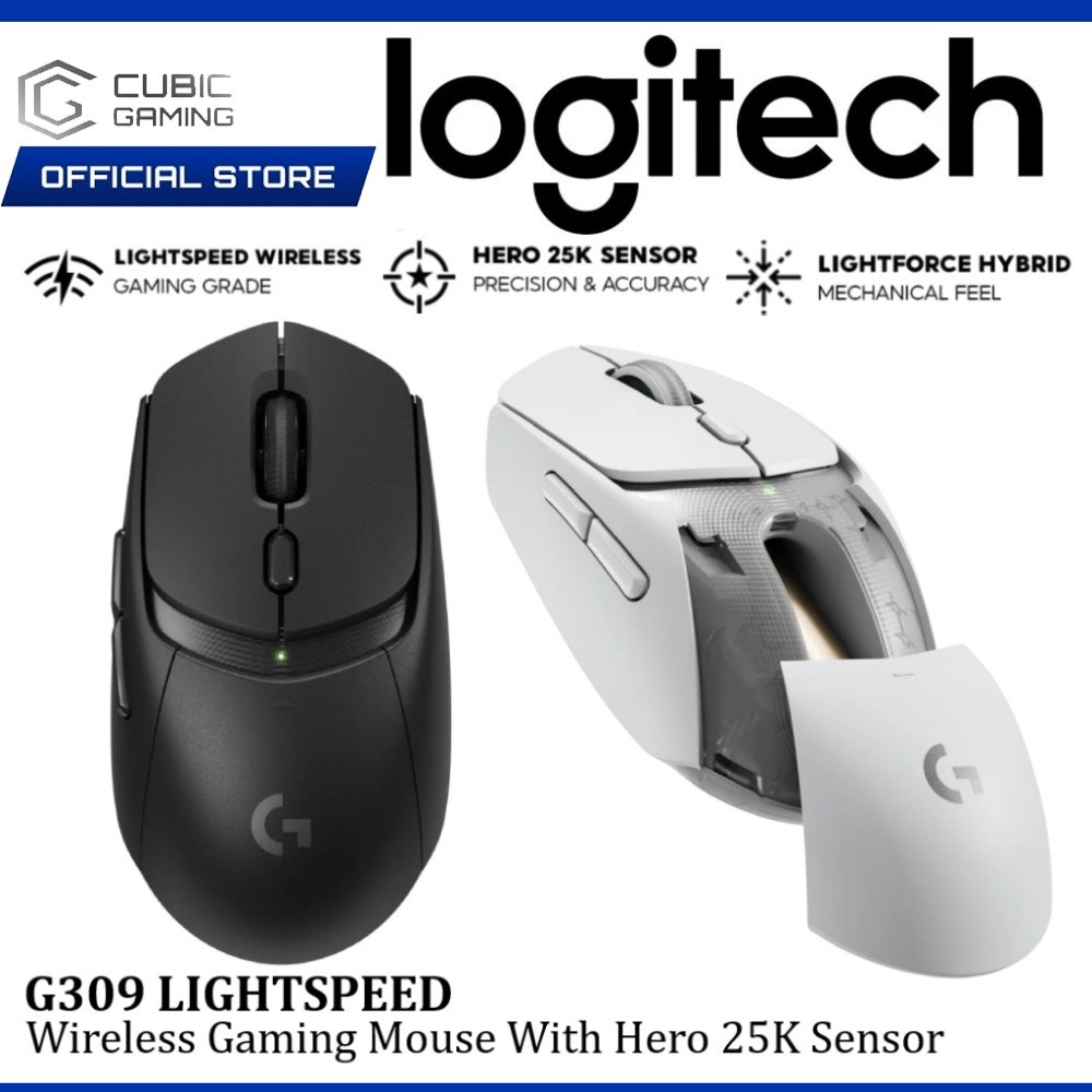 LOGITECH G309 WIRELESS GAMING MOUSE HERO 25K SENSOR / LIGHTWEIGHT ...