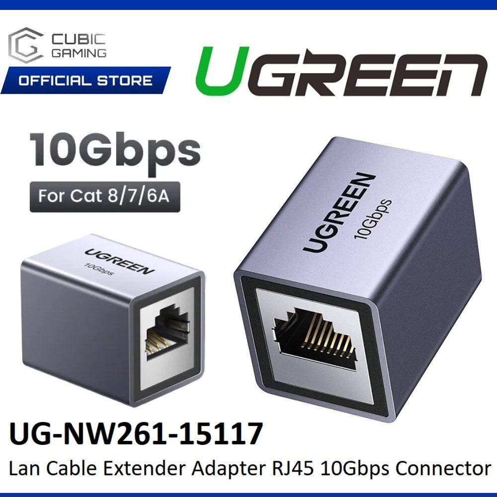 UGREEN RJ45 CONNECTOR NETWORK GIGABIT ETHERNET EXTENDER ADAPTER ...