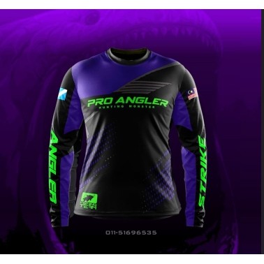 Pro Angler Tshirt / Baju Microfiber Jersi / Jersey Sublimation / Tshirt ...