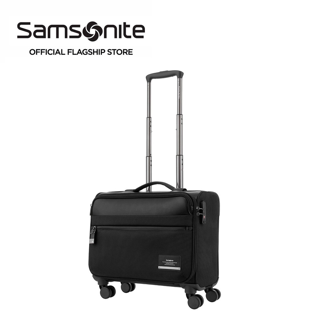 Samsonite Vestor Luggage Rolling Tote (Black) | Shopee Malaysia