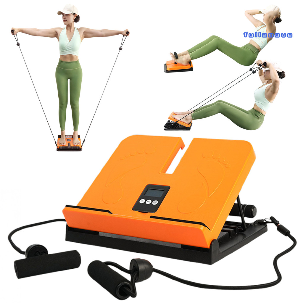 Fullemove Calf Stretcher Slant Board with Resistance Band Adjustable ...