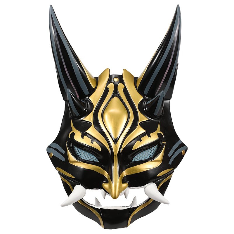 Genshin Impact Xiao Latex Cosplay Masks Resin Helmet Halloween Samurai ...