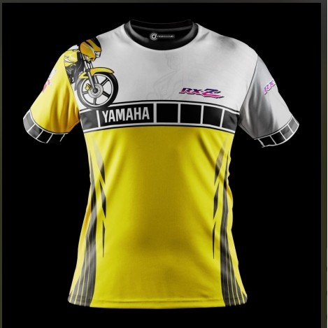 Yamaha RXZ Tshirt / Baju Microfiber Jersi / Jersey Sublimation / Tshirt ...