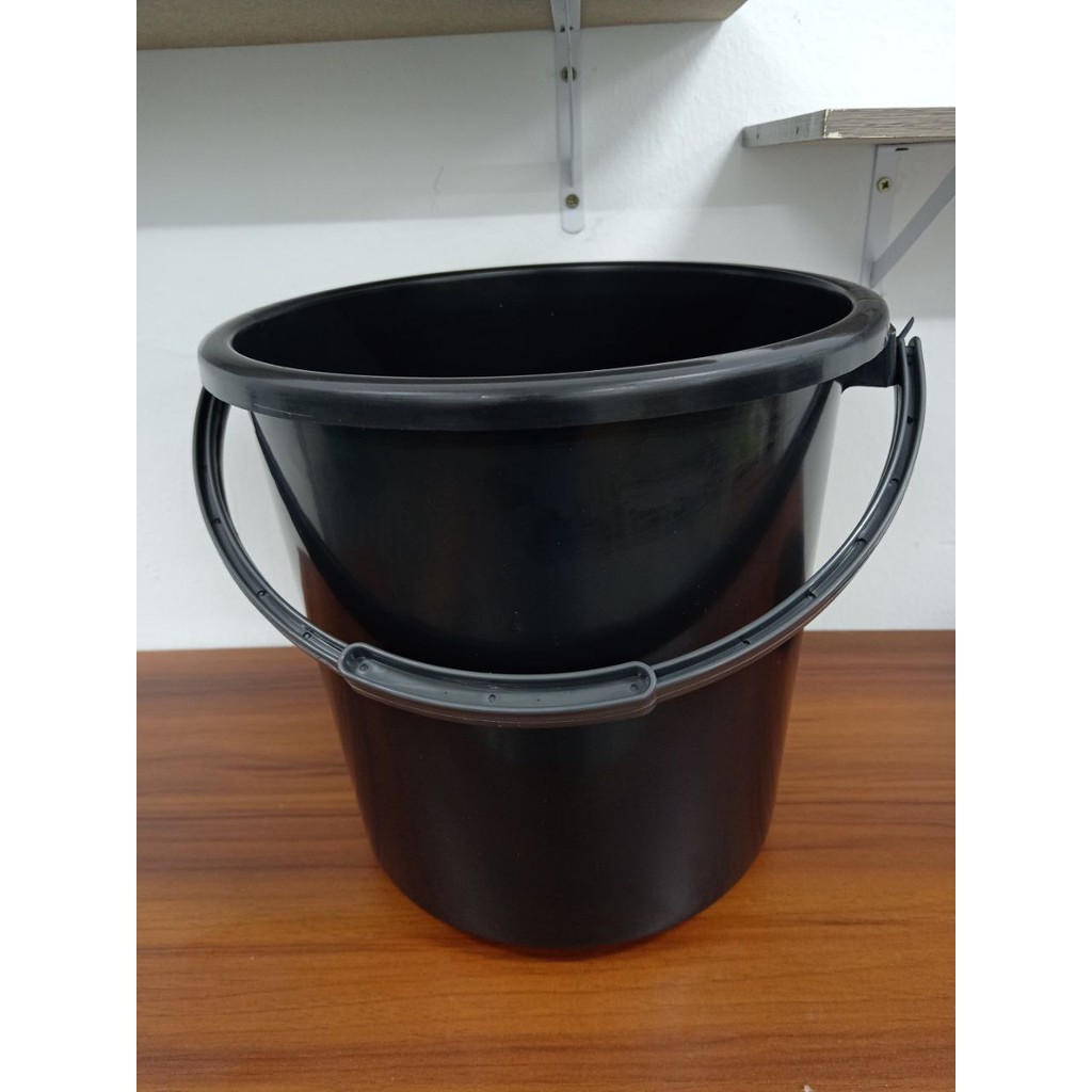 Ready Stock Plastic balang air baldi bucket 4 gallon with handle ...