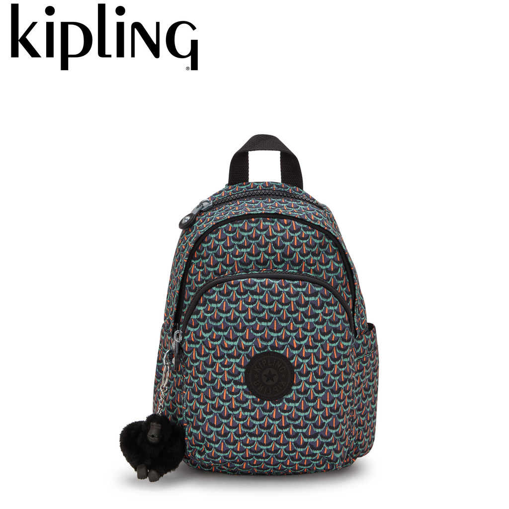 Kipling Delia Mini Backpacks Geo Feather | Shopee Malaysia