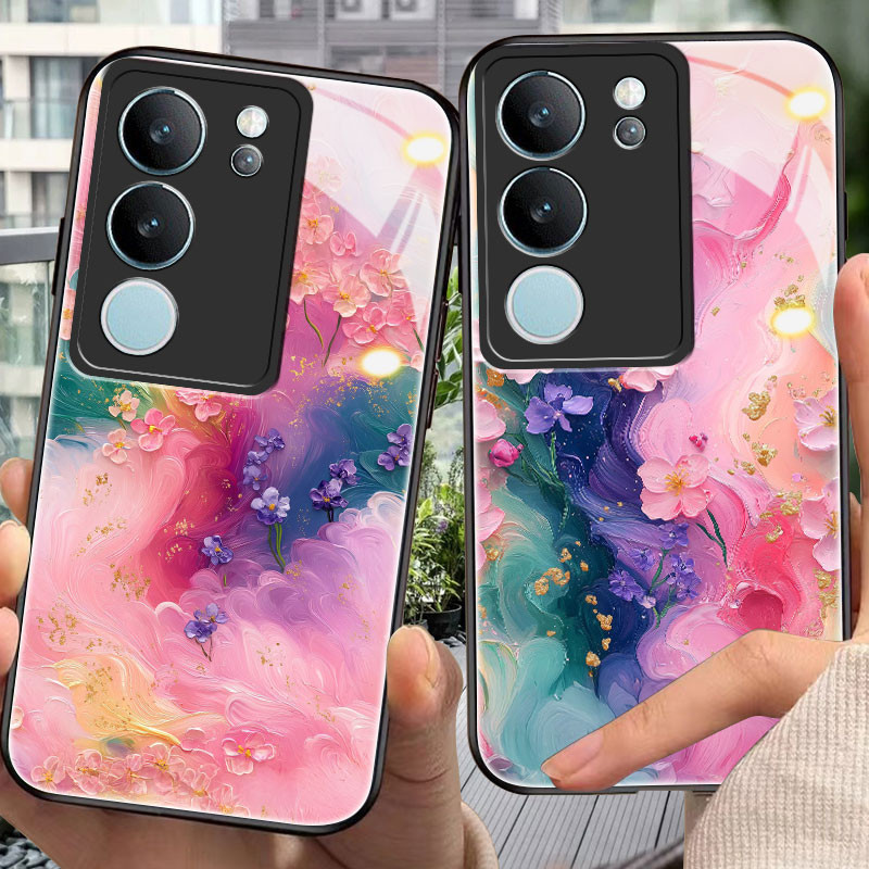 Luxury Casing for vivo v29/e,v30/e,v40/v50/lite,v11i,v15,v17,v19,v20/se ...