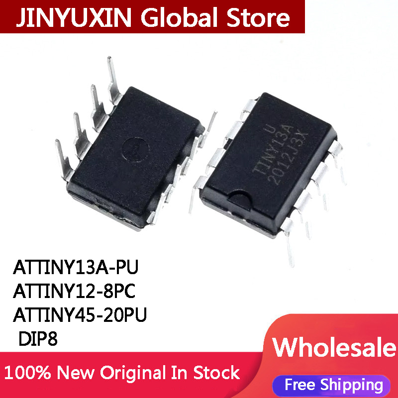 5Pcs ATTINY13A ATTINY13A-PU ATTINY12 ATTINY12-8PC ATTINY45 ATTINY45 ...
