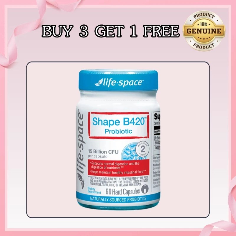 Buy 3 get 1 Ready stock Original - Life Space Shape B420 Probiotic ...