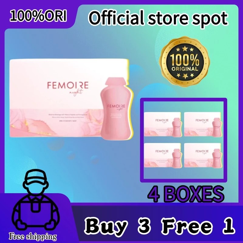 Ready stock（preferred+）FEMOIRE Night Drink, 15 Sachets: A Delicious ...