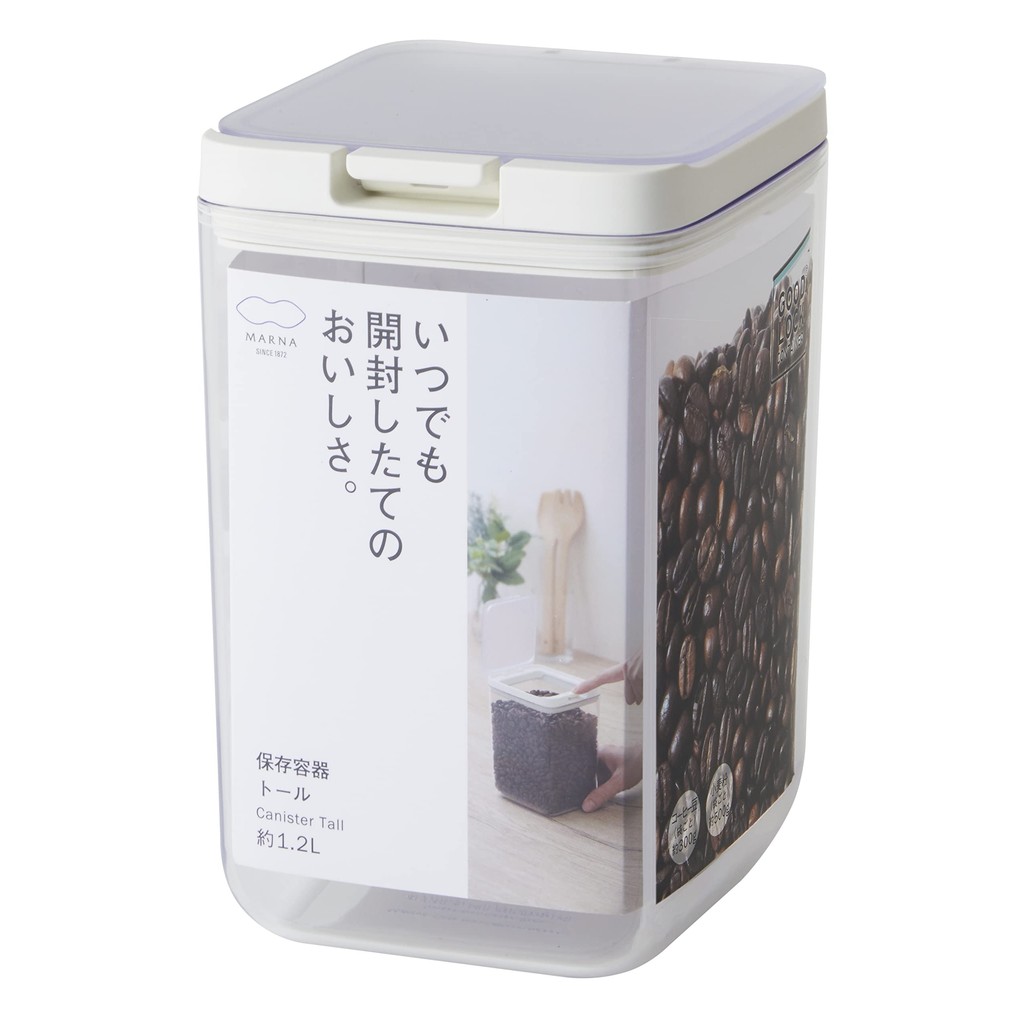 Marna Good Lock Container K763CL, Tall/Clear Plastic Kitchen Storage ...