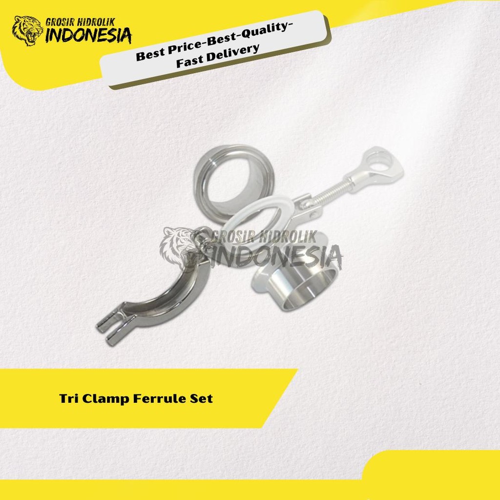 6'' FERRULE TRI CLAMP SET SANITARY STAINLESS STEEL 304 6 INCH SANITARY ...