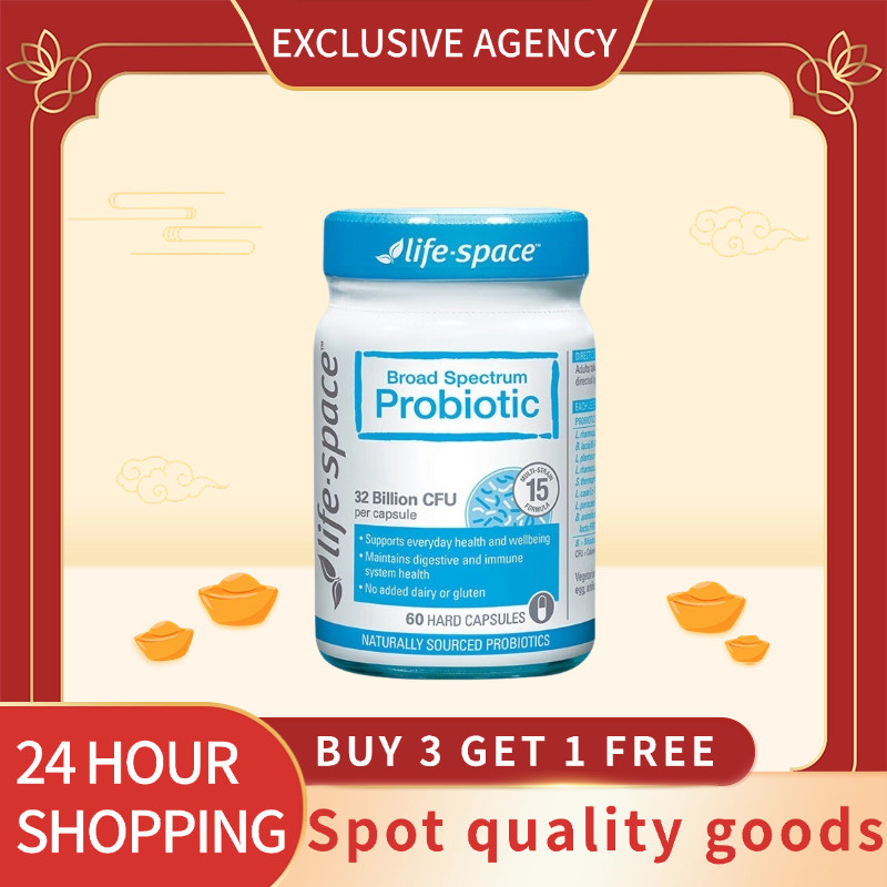 Life-Space Broad Spectrum Probiotic - 32 Billion CFU, Digestive ...