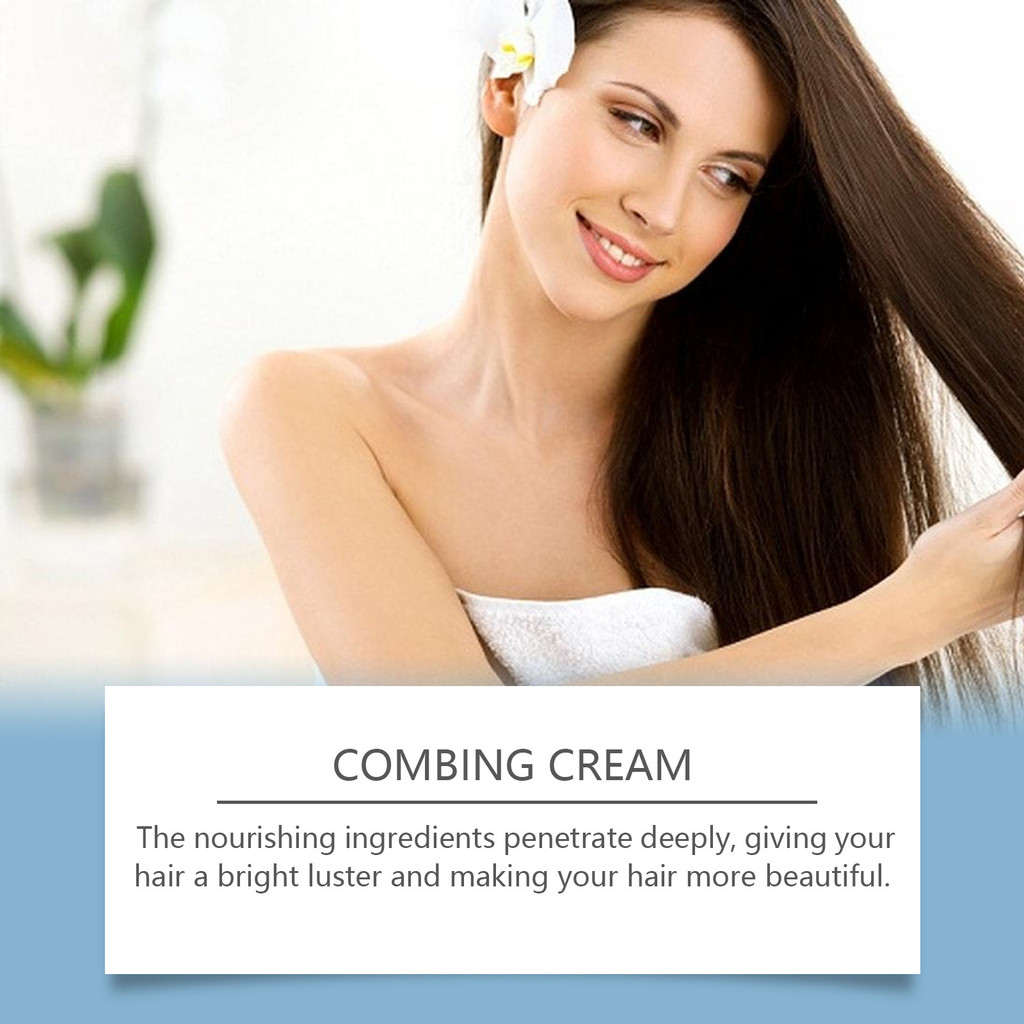 Leave-In Conditioner Keratin Restore Damaged Frizz Nourishing Soft Hair ...