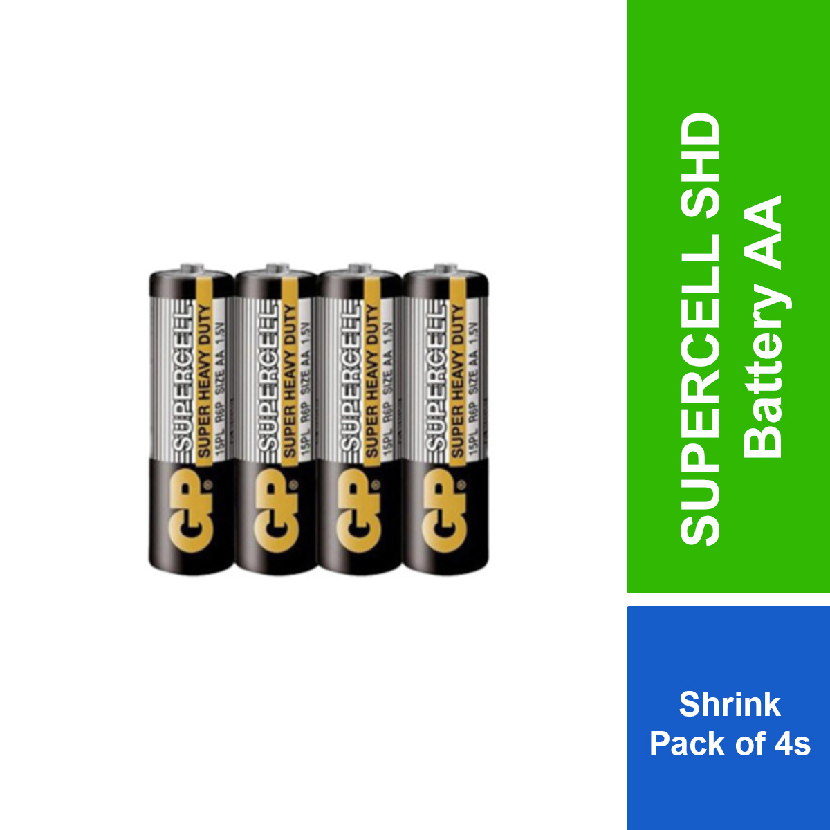 GP SUPERCELL SHD Battery AA (Shrink Pack of 4s) | Shopee Malaysia