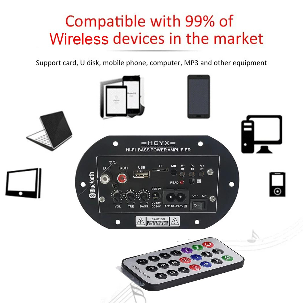 Digital Amplifier Decoder Board 25-30W Bluetooth Audio Amplifier DIY ...