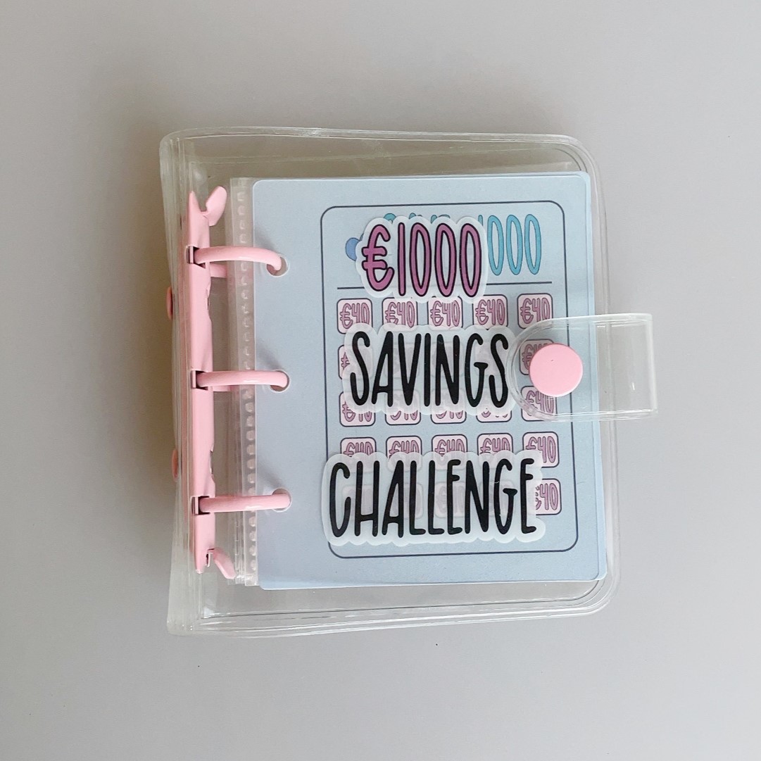 Pvc Cash Leaf Mini Savings Folder, Savings Challenge Savings Challenge ...
