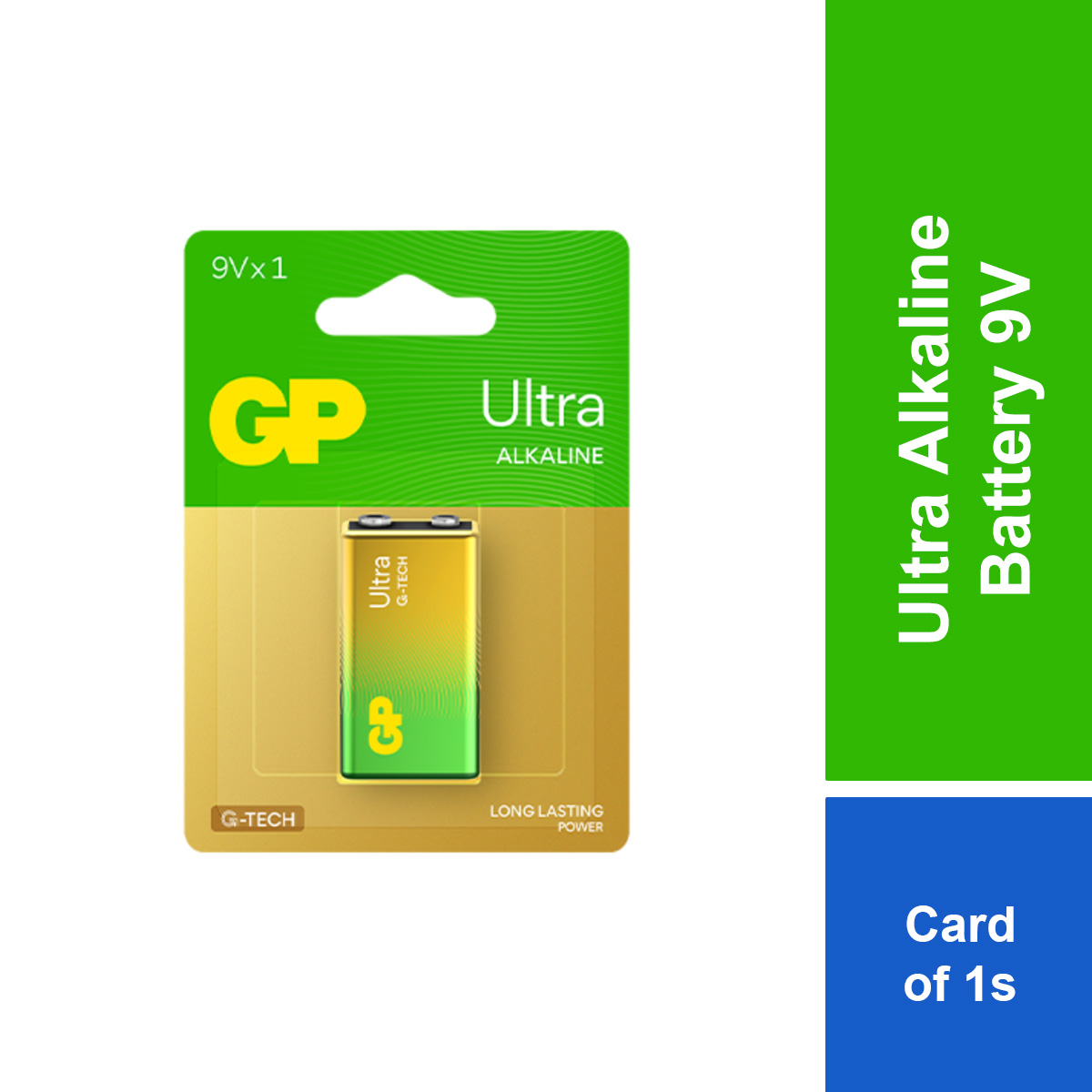 GP Ultra Alkaline Battery 9V (Card of 1s) | Shopee Malaysia
