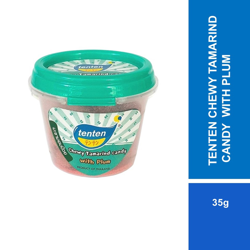 Tenten Chewy Tamarind Candy With Plum (35g) | Shopee Malaysia