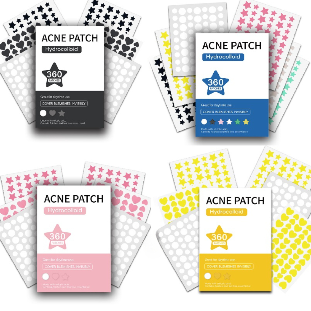 Pimple Patches For Face, Hydrocolloid Acne Pimple Patch For Covering ...