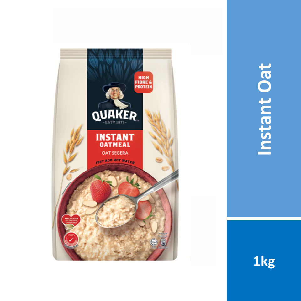 QUAKER Instant Oat 1KG FOIL | Shopee Malaysia