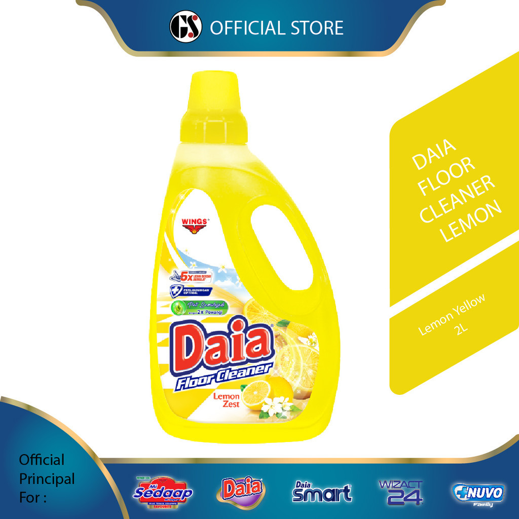 DAIA Floor Cleaner Lemon Yellow 2L | Shopee Malaysia
