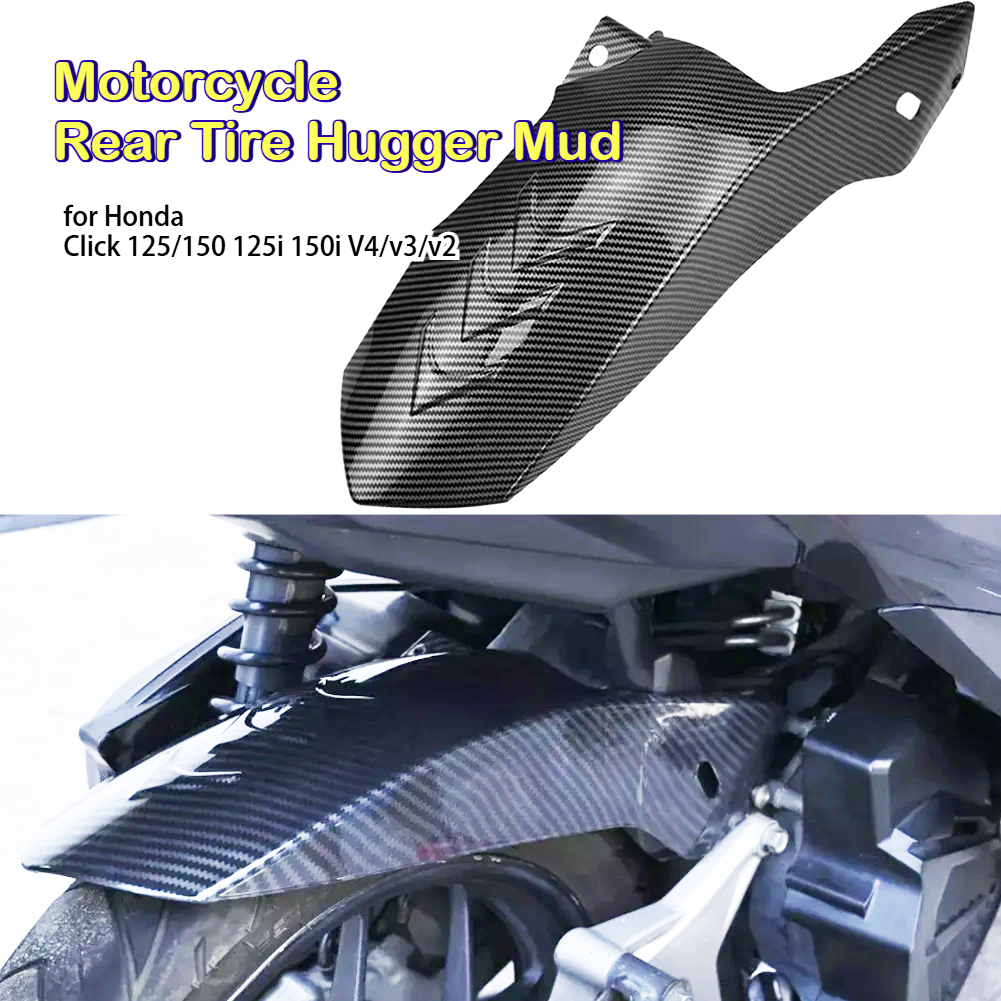 Motorcycle Rear Tire Hugger Mud Guard Fender Mud Splash Guard Mudguards ...