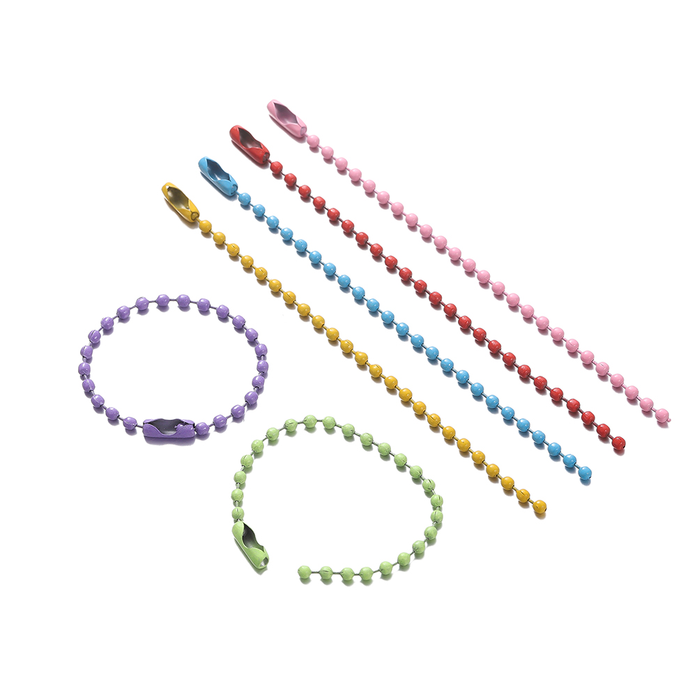 St. Kunkka 10pcs Colorful Bead Chains - 11.5cm Long Bead Chains ...