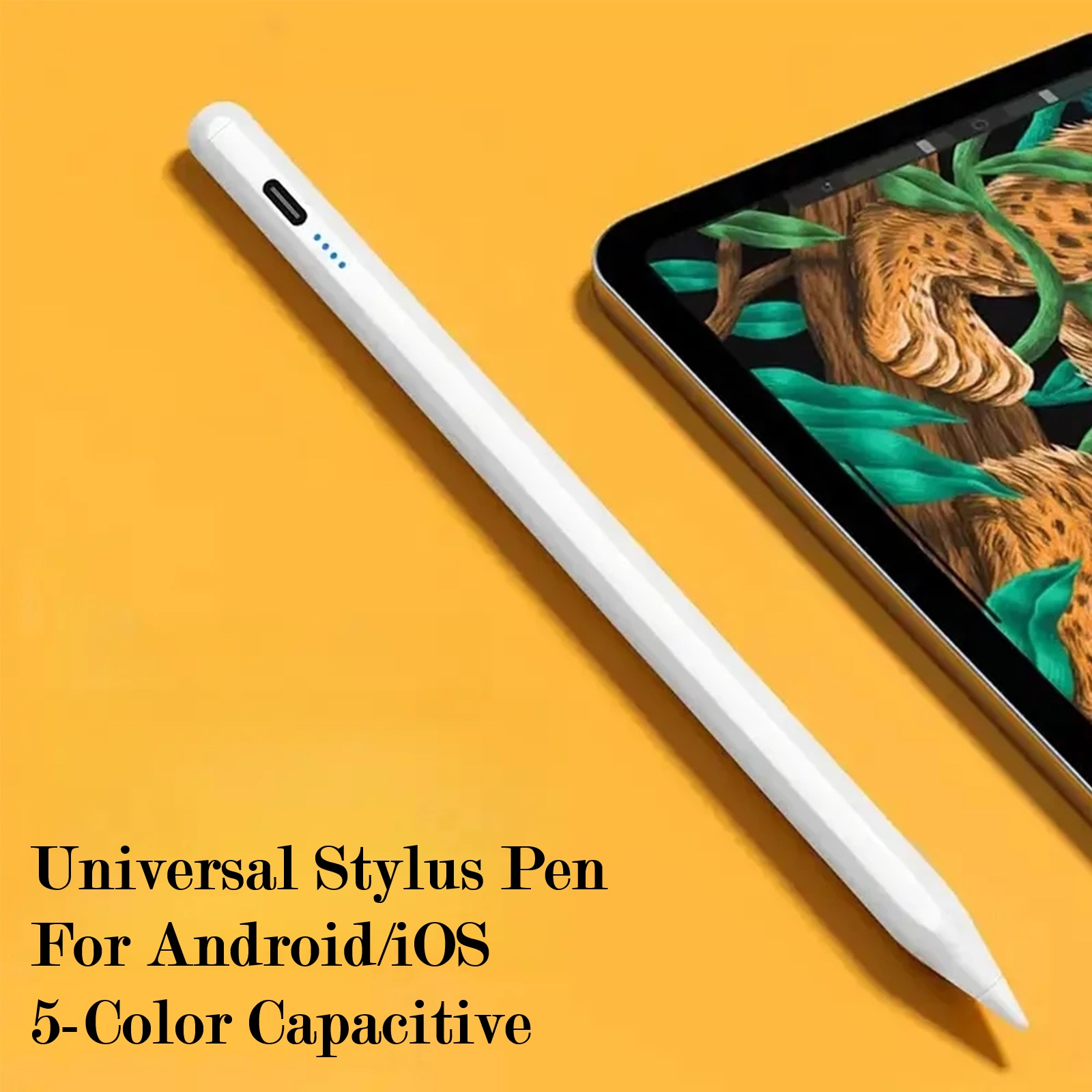 Universal Stylus Pen for Android/iOS - 5-Color Capacitive Touch Screen ...