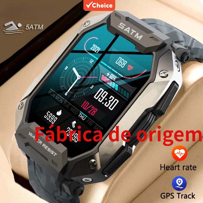 Military Sports Smart Watch 50M Waterproof Anti-fall Durable Outdoor ...