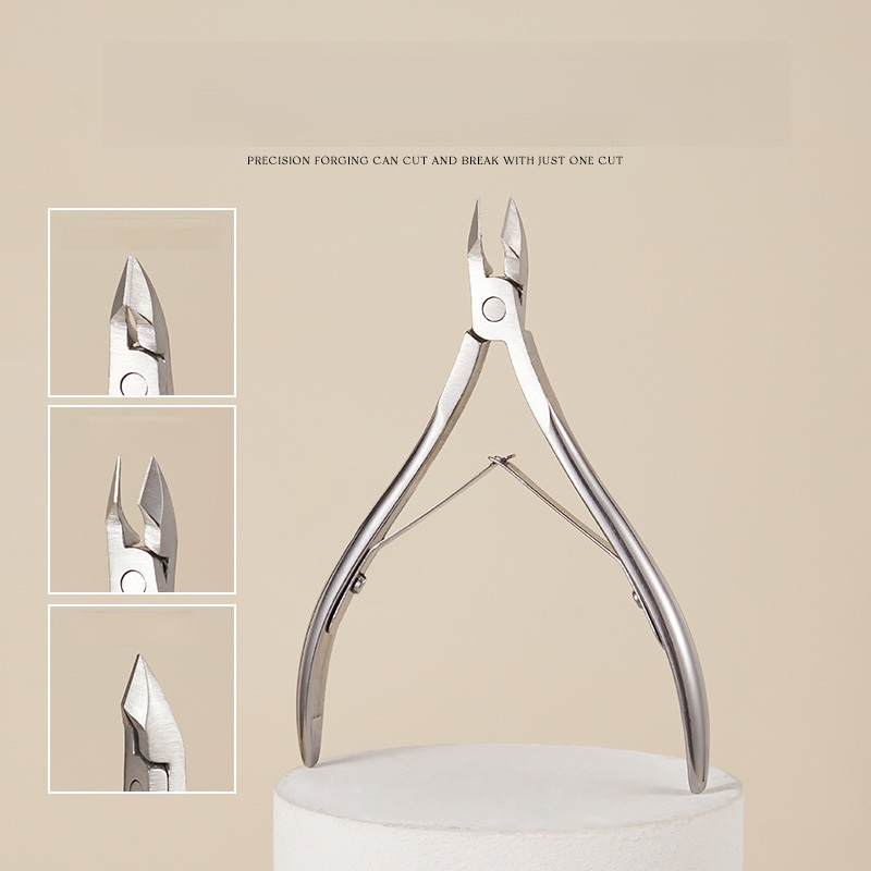 Stainless Steel Dead Skin Scissors Pliers Hawkbill Manicure Exfoliation ...
