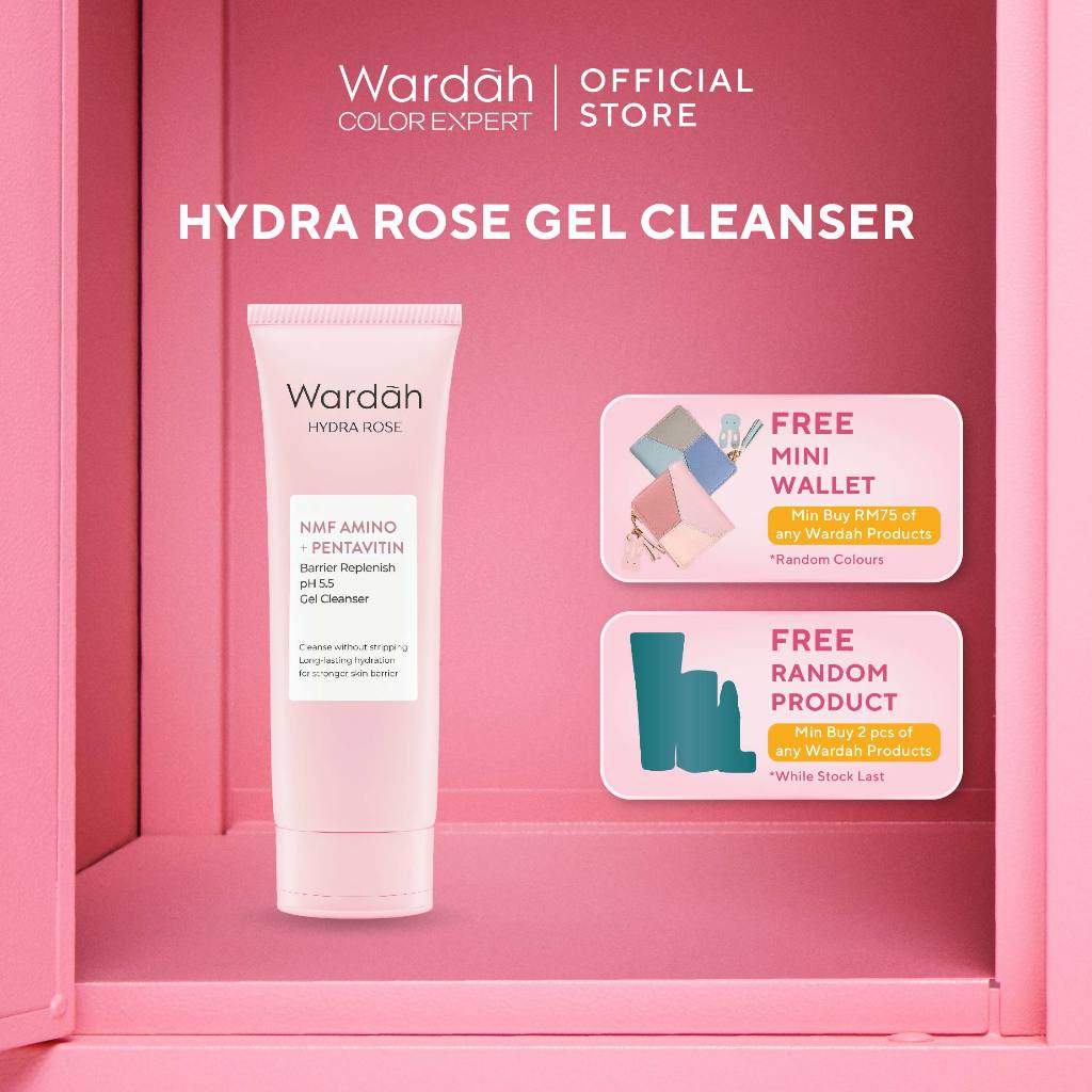 NEW! Wardah Hydra Rose NMF Amino + Pentavitin Barrier Replenish pH 5.5 ...