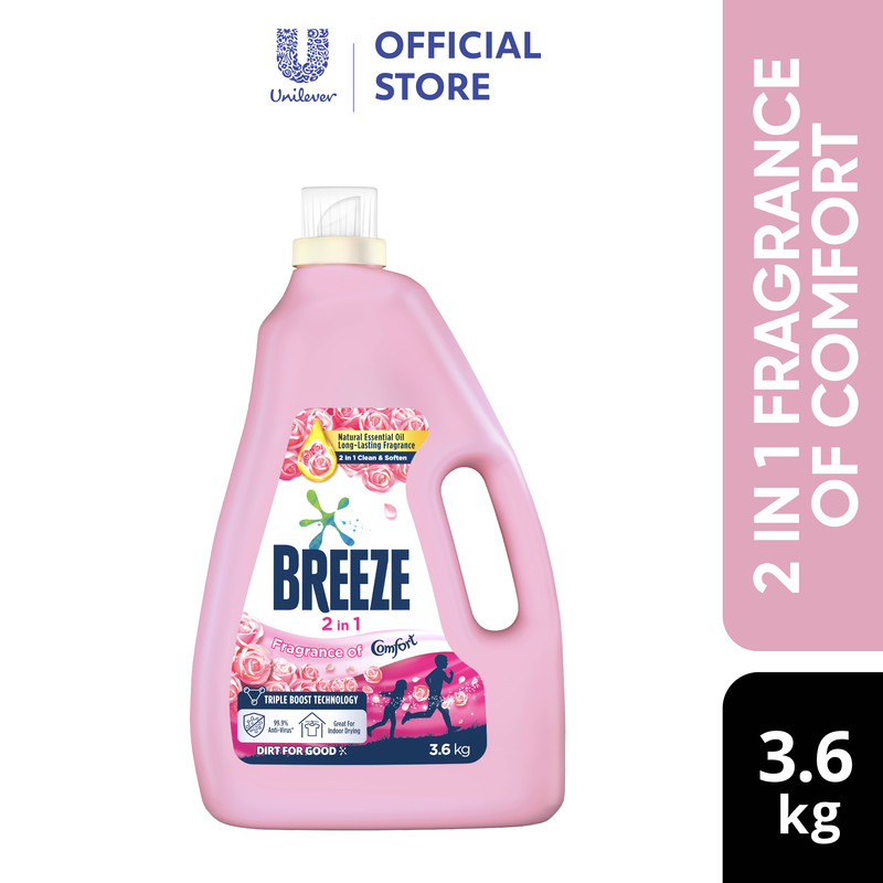 Breeze Detergent Liquid Fragrance of Comfort (3.6kg) | Shopee Malaysia