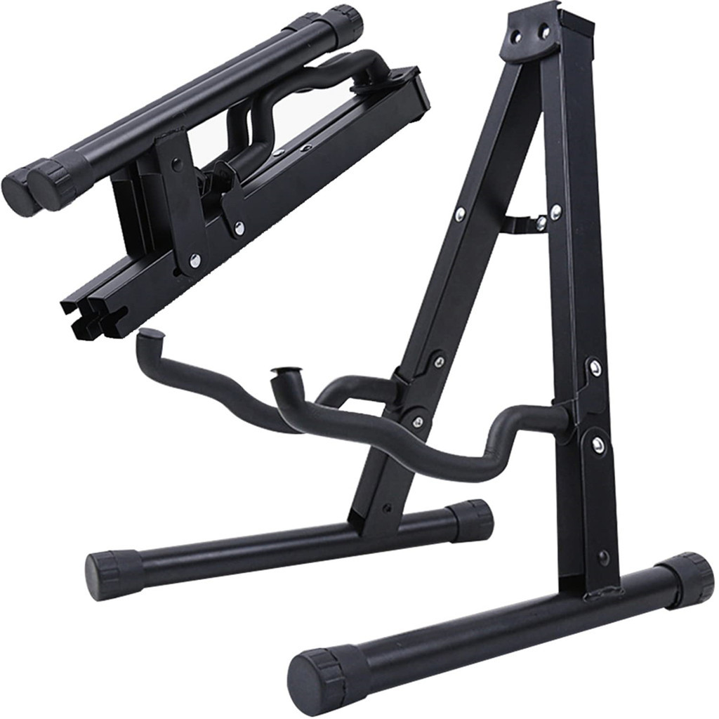Portable Folding A-Frame Metal Guitar Stand for Acoustic, Classical ...
