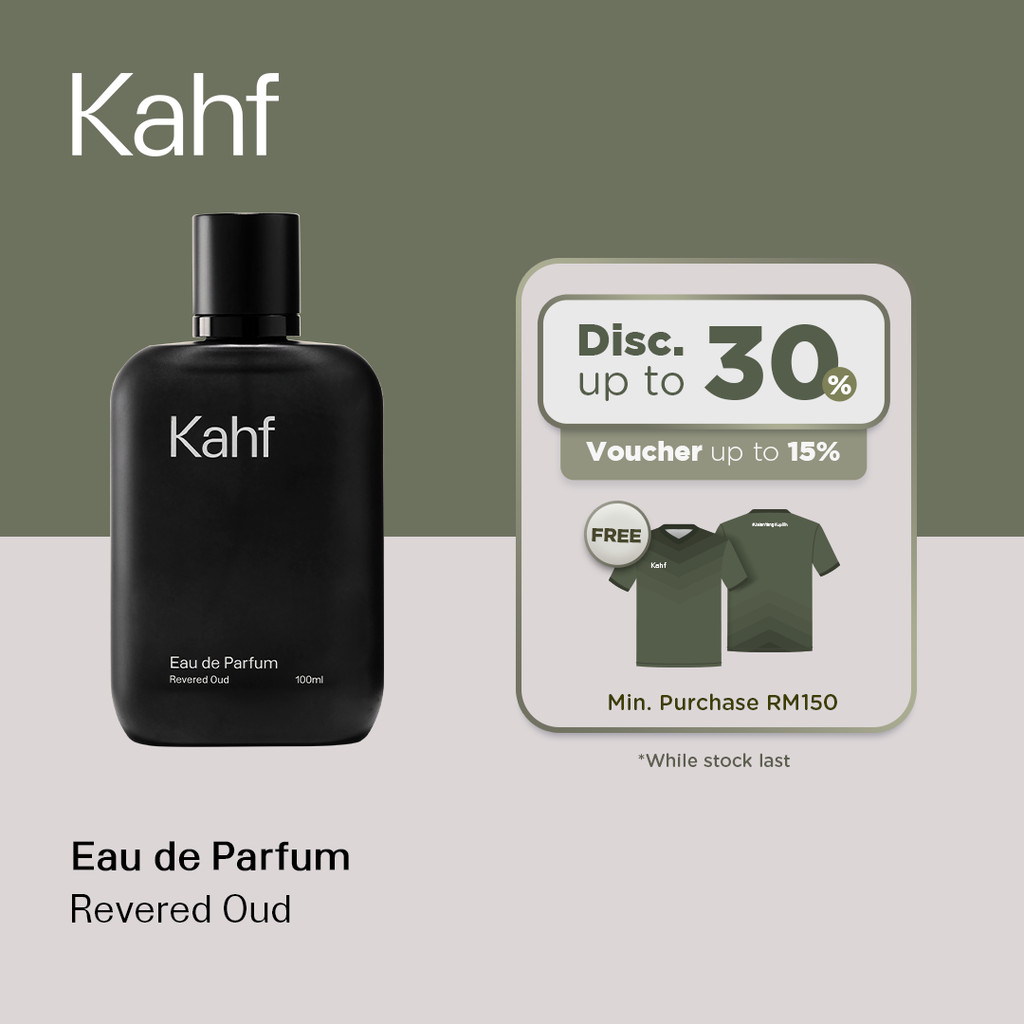 Kahf Revered Oud Eau de Parfum 100 ml | Shopee Malaysia