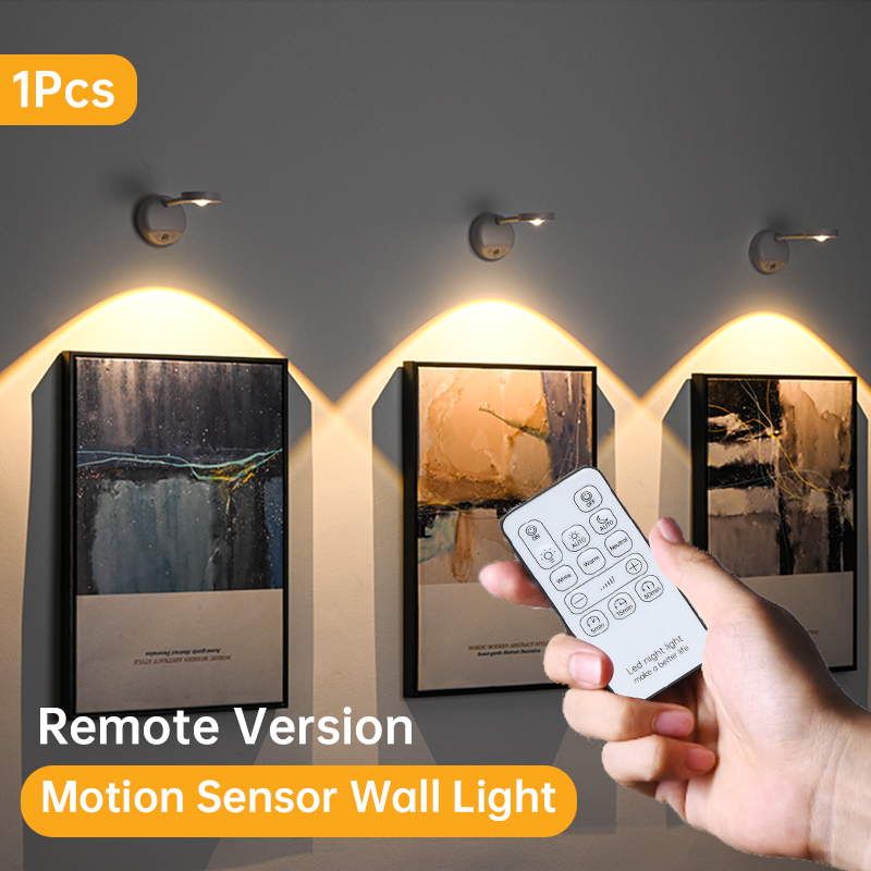 Motion Sensor LED Smart Induction Light Adjustable Brightness ...