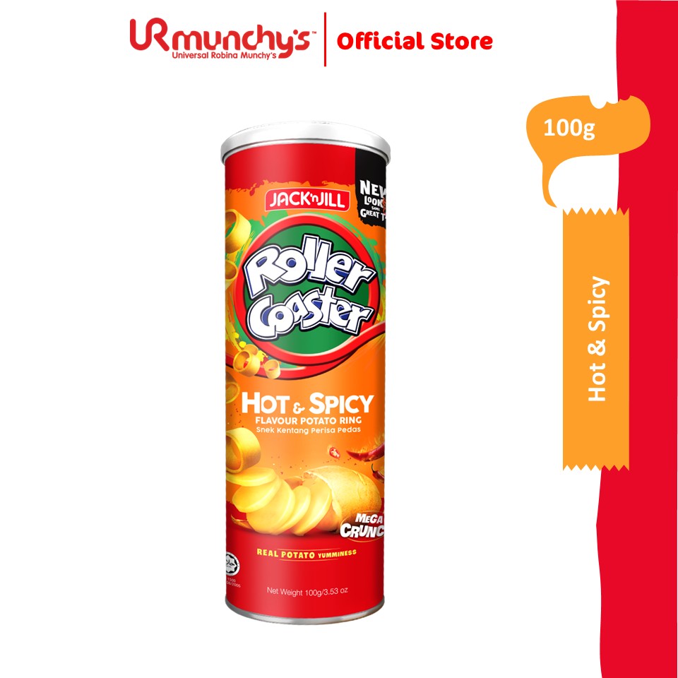 Jack ‘n Jill Roller Coaster Crisps Hot & Spicy 100g | Shopee Malaysia