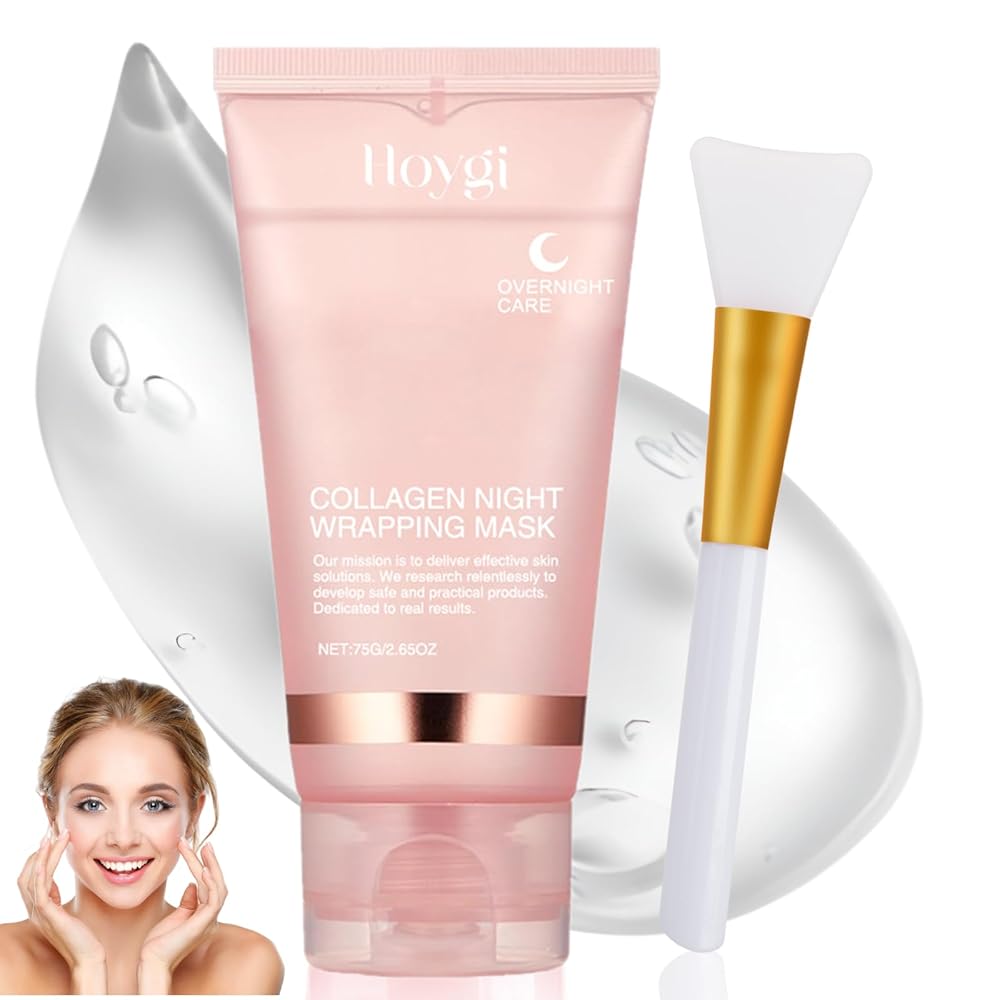 Collagen Overnight Peel-Off Facial Mask Pack, Hydrolyzed for Elasticity ...