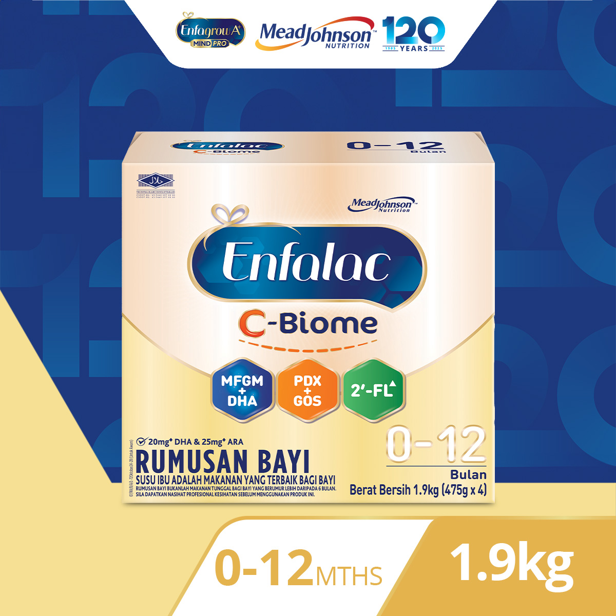 Enfalac C-Biome (1.9kg) | Shopee Malaysia