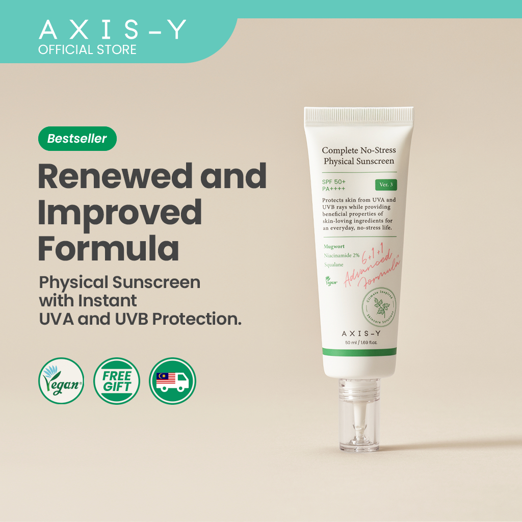 [AXIS-Y] Complete No-Stress Physical Sunscreen Version 3 SPF50++ PA ...