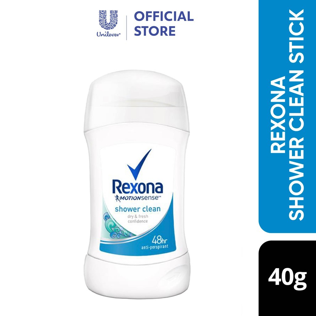 Rexona Women Shower Clean Deodorant Stick 40g | Shopee Malaysia