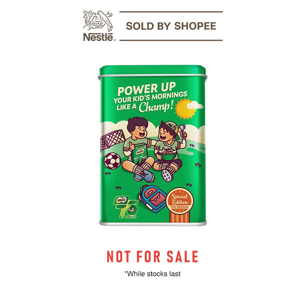 MILO Metal Container [Not For Sale] | Shopee Malaysia