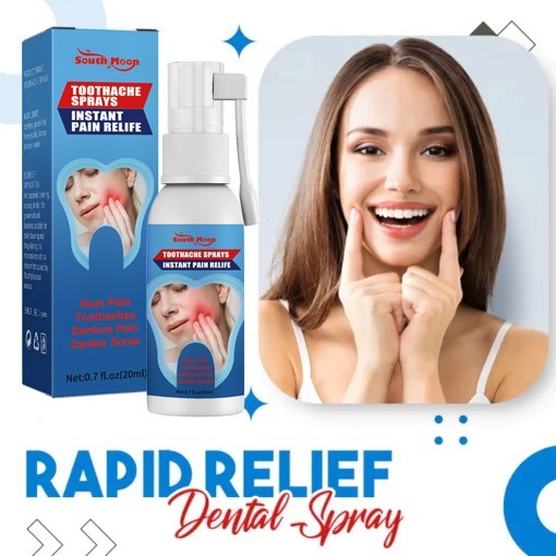 Toothache Relief Spray for Oral Care, Fast-Acting Formula to Soothe ...