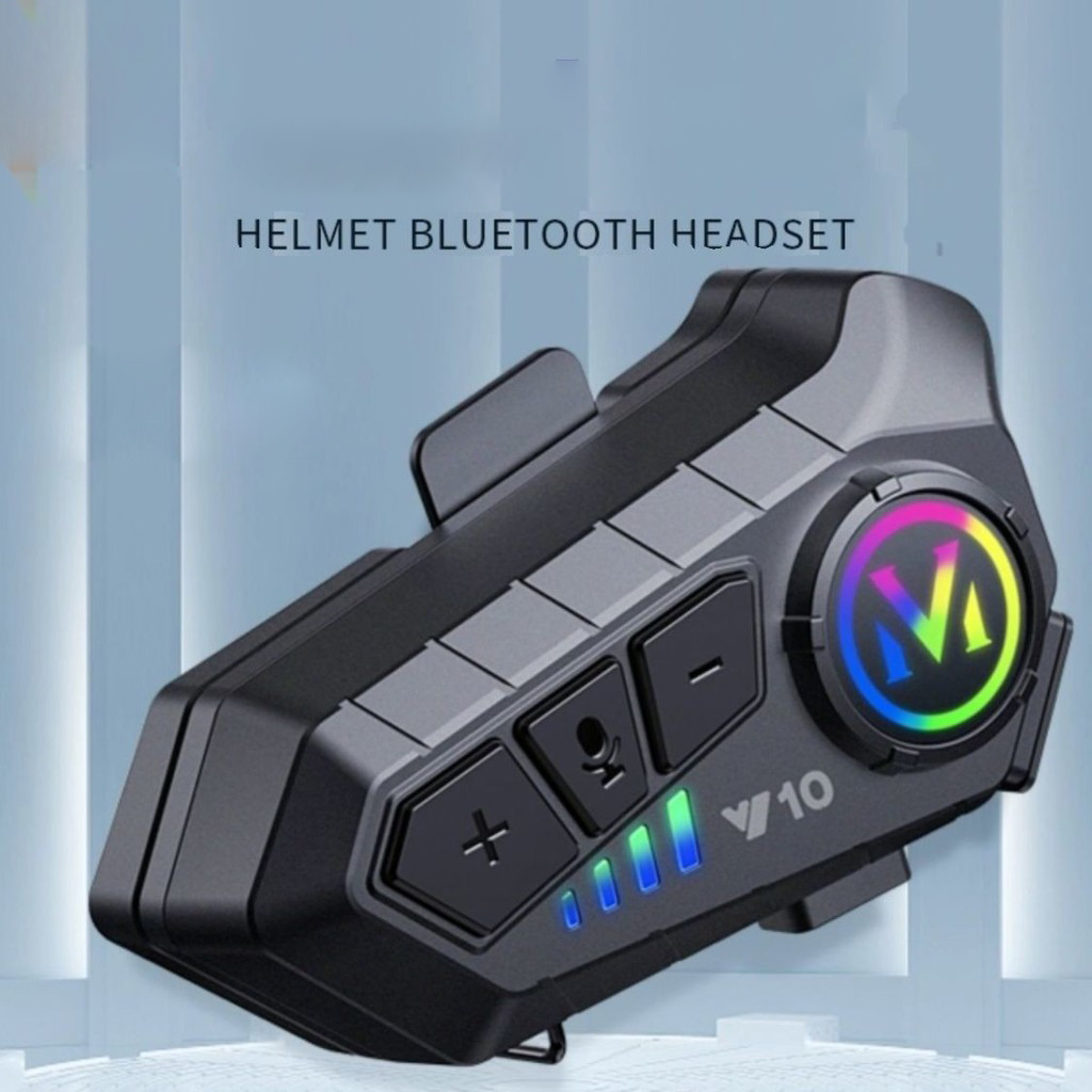 Helmet Bluetooth Headset Y10 with Built-in Soft and Hard Microphone ...