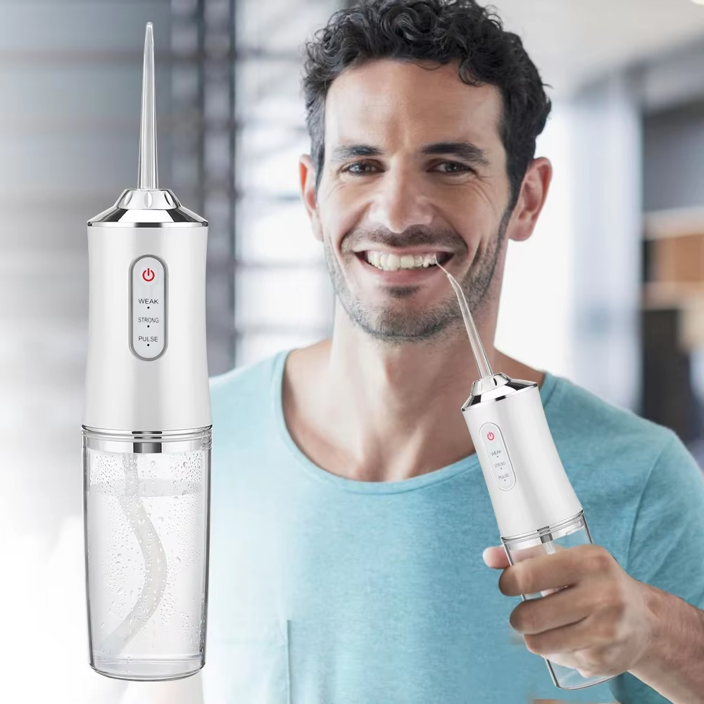 Portable Dental Water Flosser Oral Irrigator USB Rechargeable Water ...