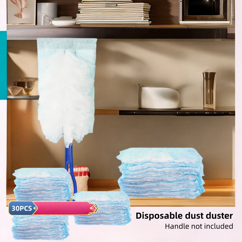 30 Pieces Electrostatic Dusting Duster Replacement Head Rinse-Free ...