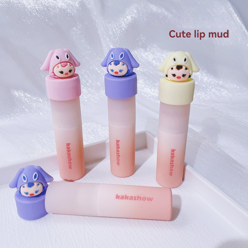 Cute and Cute Lip Mud Milk Mud Lip Glaze Honey Peach Velvet Matte Lip ...
