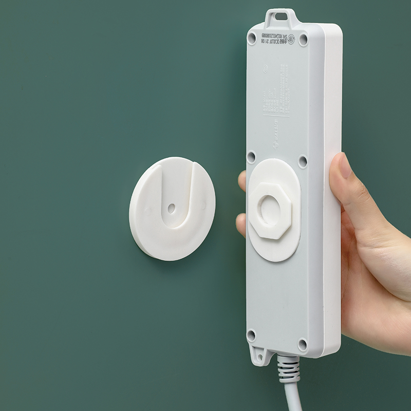 No-hole plug fixer Plug hooks on the wall without trace wall hanging ...