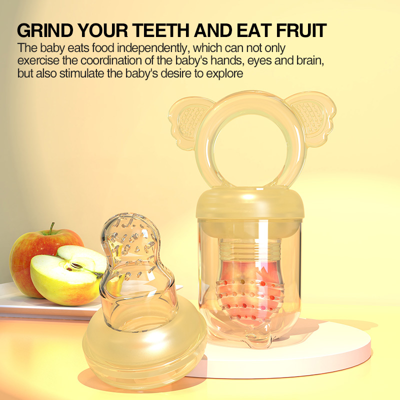 Baby Fruit Food Feeder Baby Nipple Silicone Pacifier Vegetables Fruits ...